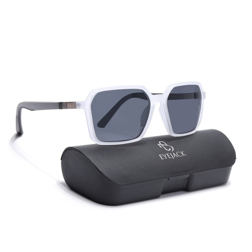 Eyejack Transparent Square Sunglasses for Men & Women (6231PCL1131 ...